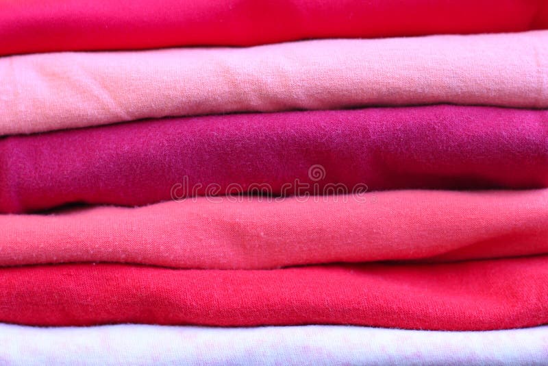 Pile of folded red clothes stock image. Image of heap - 84958995