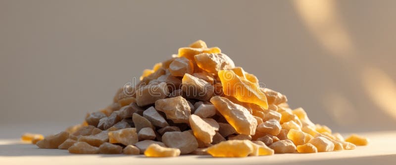 Pile of Frankincense Resin with Golden Tones Stock Photo - Image of ...