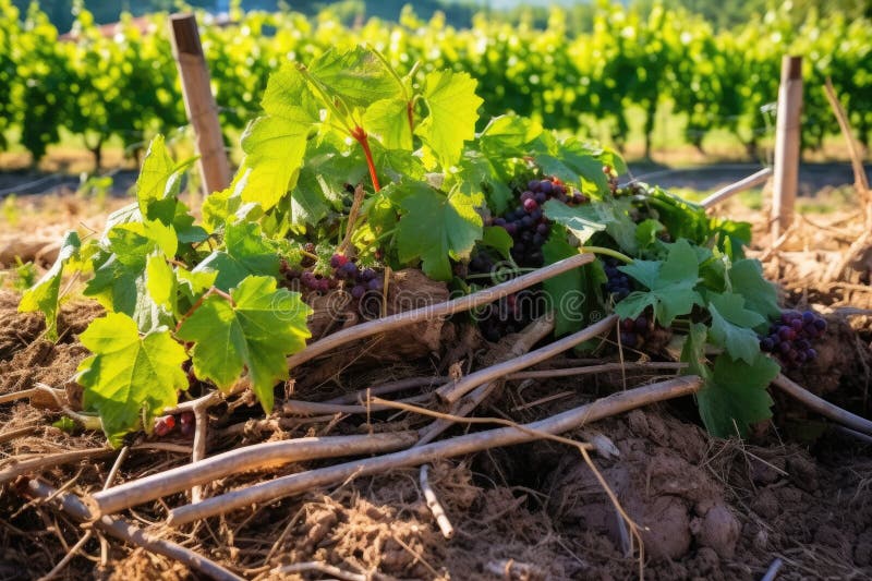 Pile of Freshly Cut Organic Vines after Pruning Stock Image - Image of ...