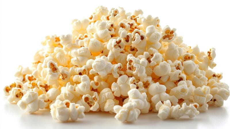 Pile of Freshly Popped Popcorn Generative AI Stock Illustration ...
