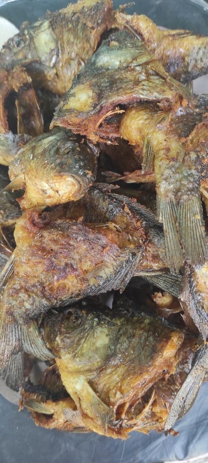 Pile of Fried Fish that Has Been Cooked Stock Image - Image of cooked ...