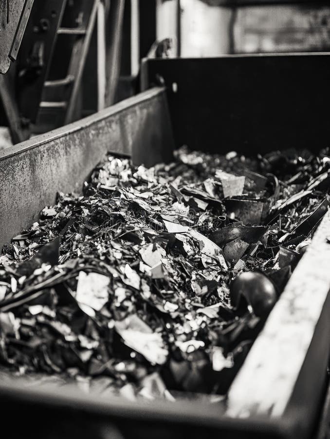 Black and White Garbage Pile Stock Image - Image of desperation ...