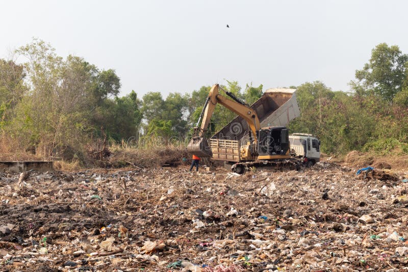 Garbage in Construction Site after Destroy Building Stock Image - Image ...