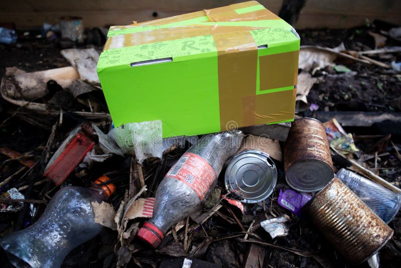 Pile of Garbage on the Ground Editorial Photography - Image of scrap ...