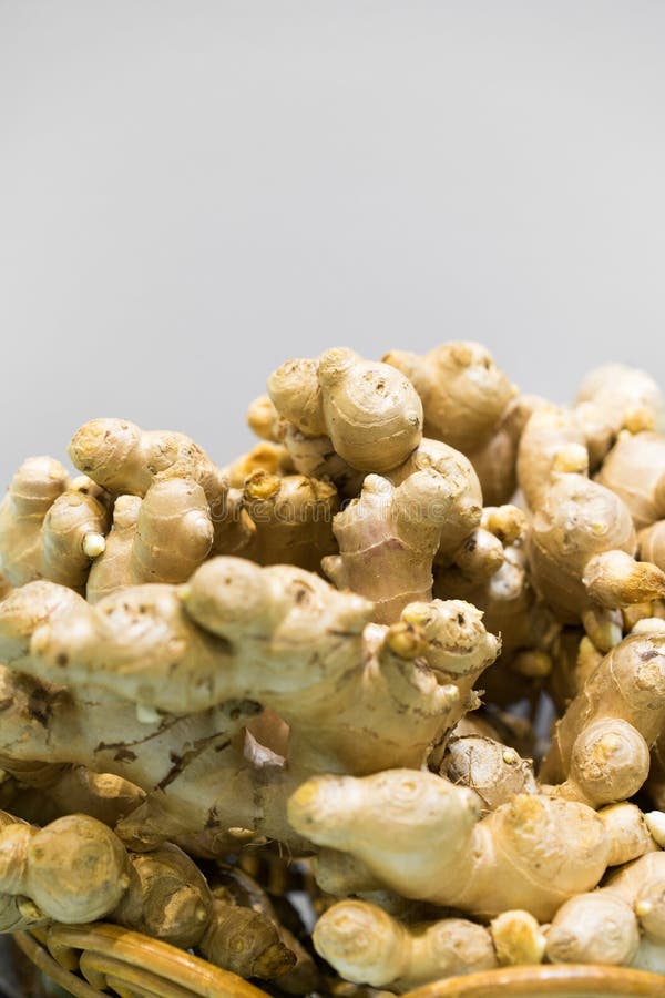 Ginger in the basket. stock image. Image of closeup - 101501267