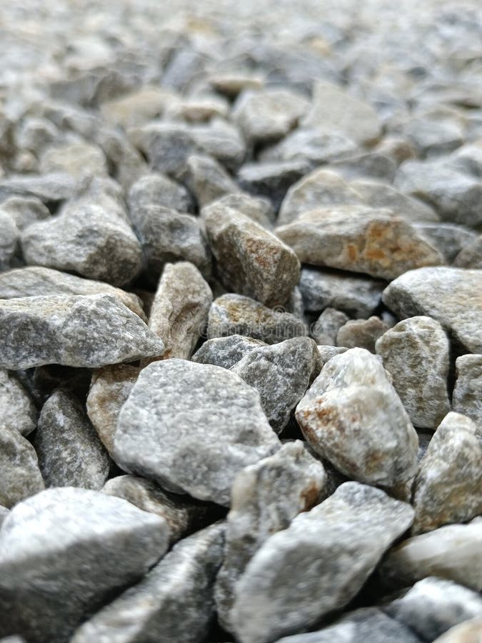 Pile of Gray Rocks in Close-up Perspective Stock Image - Image of pile ...
