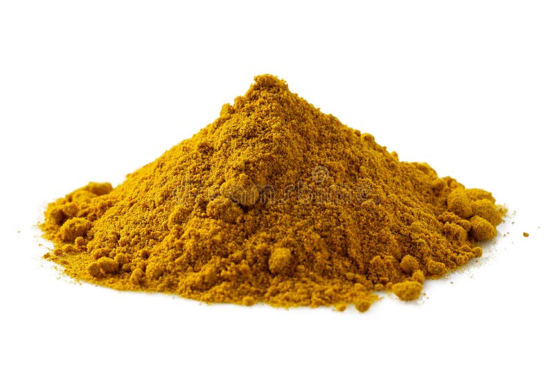 A pile of ground saffron. stock image. Image of heap - 107448513