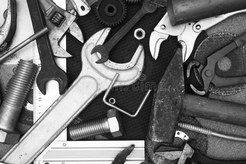 Pile of hand tools stock image. Image of pliers, equipment - 113055371