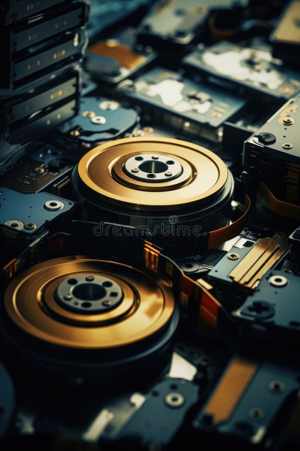 A Pile of Hard Drives Sitting on Top of Each Other. Perfect for ...