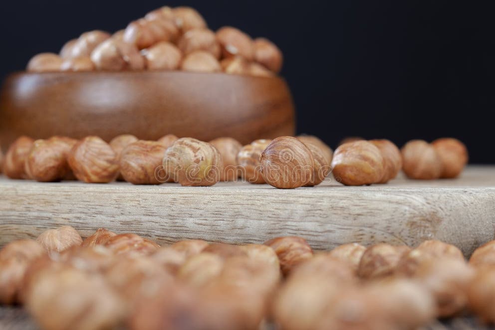 A Pile of Hazelnuts on the Table Stock Photo - Image of desert, vegan ...