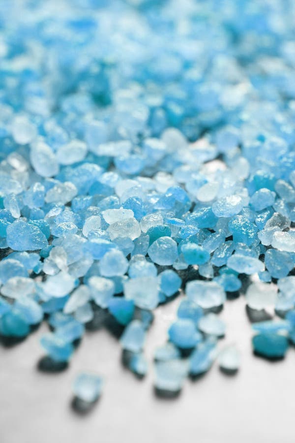 A Pile of Himalayan Blue Salt at Kitchen Stock Photo - Image of rock ...