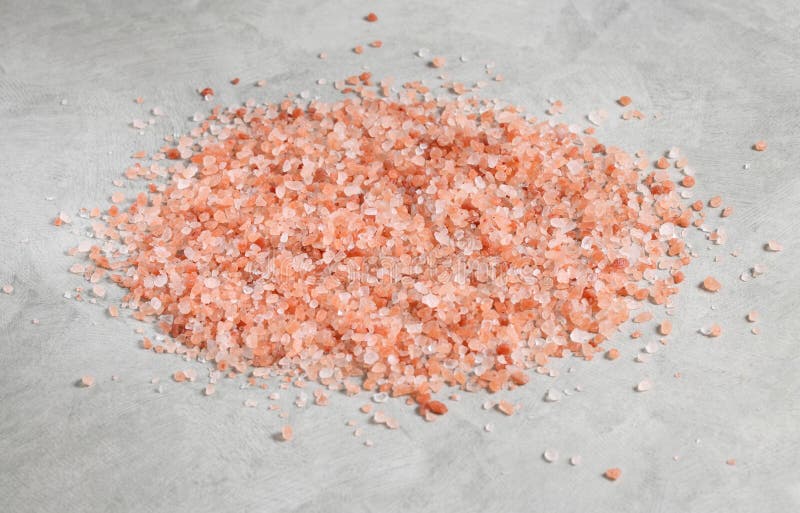 A Pile of Himalayan Pink Salt at Kitchen Stock Photo - Image of rock ...