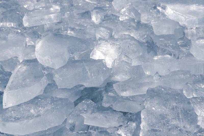 A Pile of Broken Ice Lit by the Spring Sun Stock Photo - Image of ...