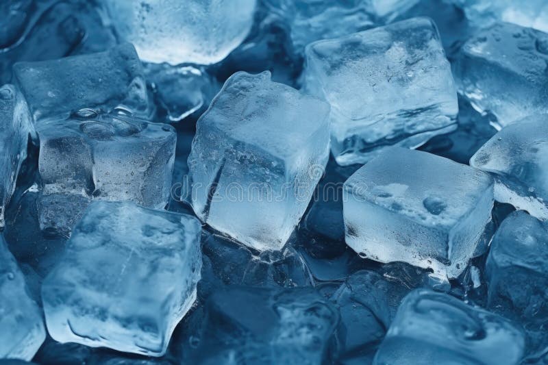 A Pile of Ice Cubes on a Table, Perfect for Summer Refreshment Concepts ...