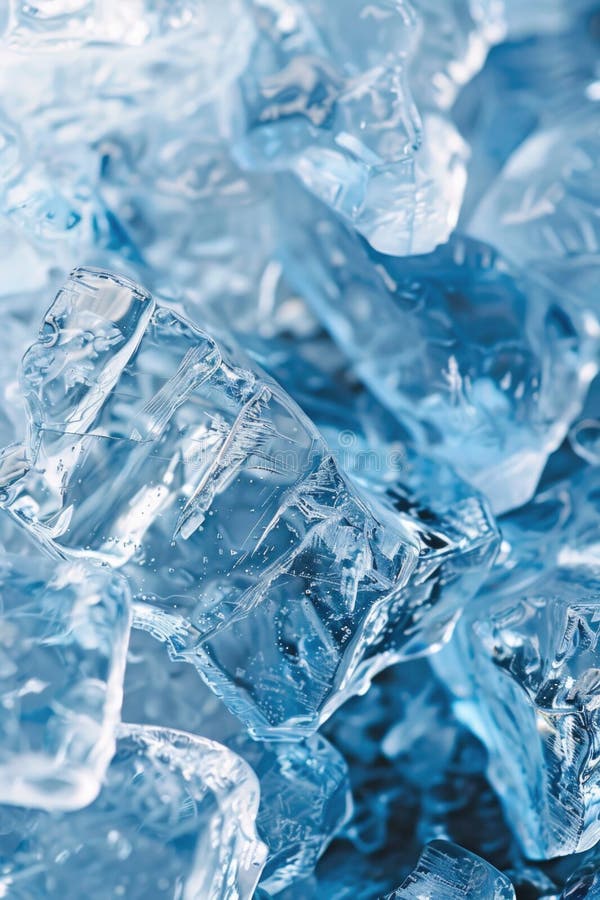 A Pile of Ice Cubes on a Table, Suitable for Various Uses Stock Image ...