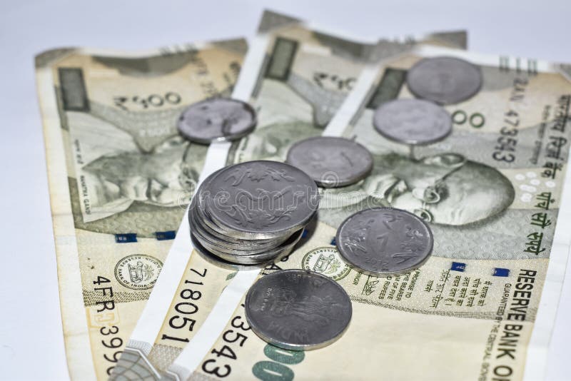 105 Indian Coins Stack Currency Notes Background Stock Photos - Free ...