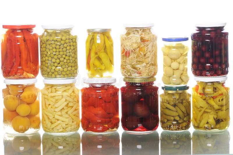 Pile of Jars with Asorted Pickles Stock Photo - Image of healthy, diet ...
