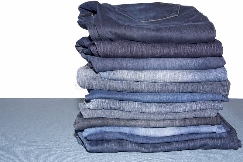 Pile of jeans stock image. Image of textile, dark, pile - 28660289