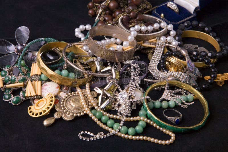 Pile of jewels stock photo. Image of diamonds, jewel, gold - 684390