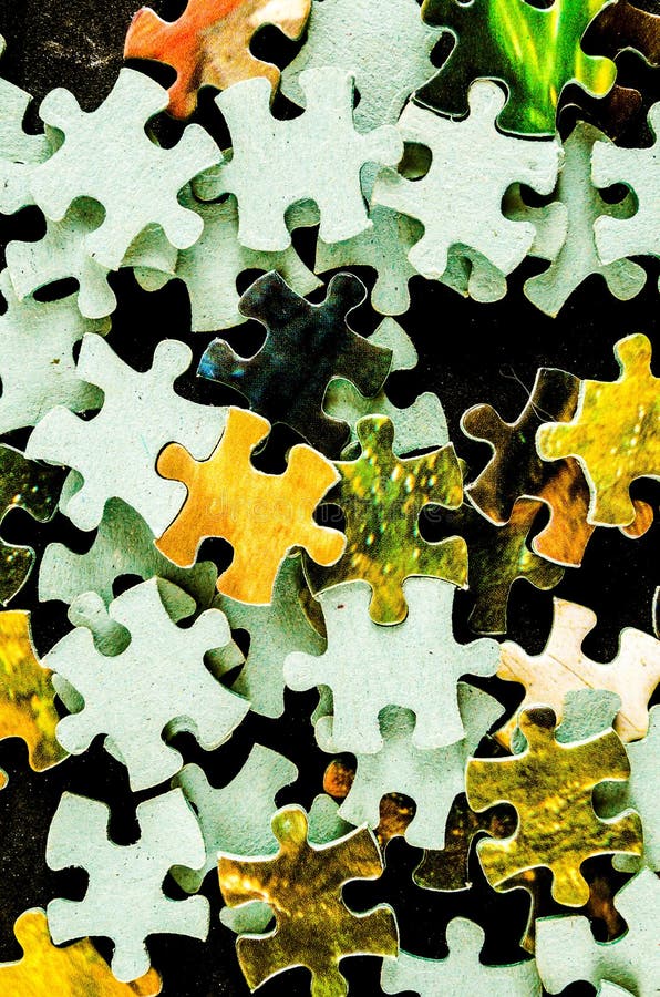 Jigsaw Puzzle Yellow Piece Middle Stock Photos - Free & Royalty-Free ...