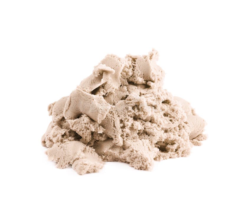 Pile of Kinetic Sand Isolated Stock Image - Image of game, granular ...