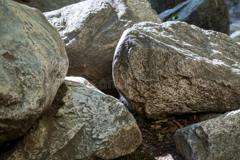 Cluster of Large Rocks for Climbing Stock Image - Image of stone ...