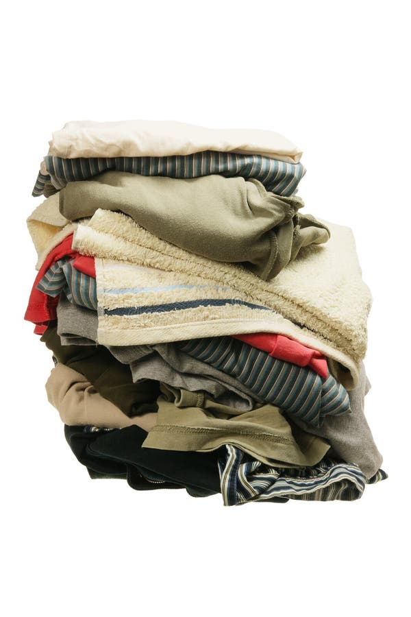 Big Pile of Laundry with Path Stock Image - Image of appliance, dirty ...
