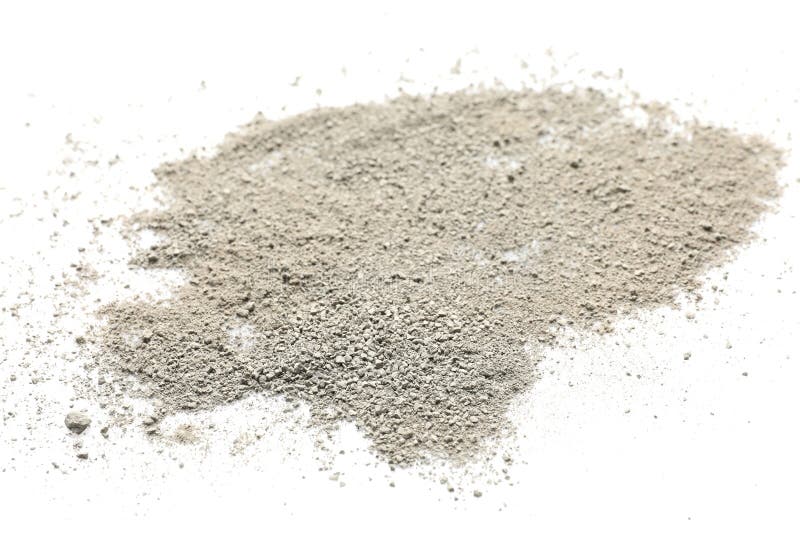 Pile of Light Dust Scattered on White Background Stock Photo - Image of ...