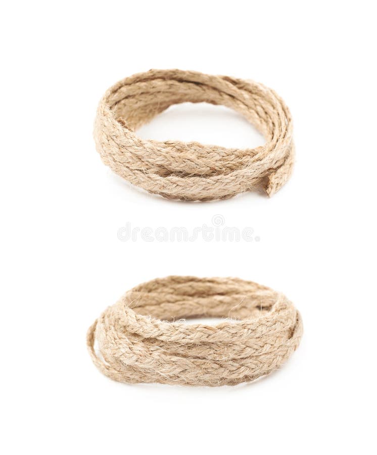Pile of a Linen Rope String Stock Photo - Image of lace, rope: 91976654