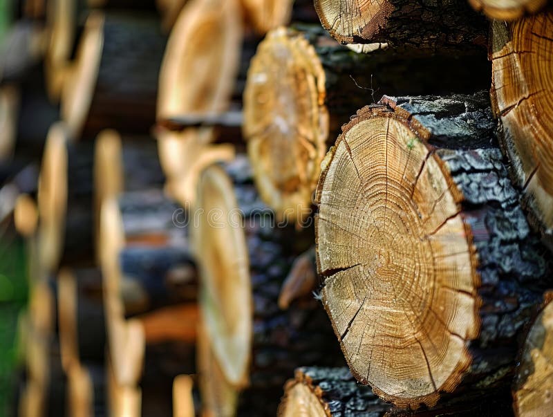 A Pile of Logs with Different Sizes Stock Photo - Image of sizes, wood ...