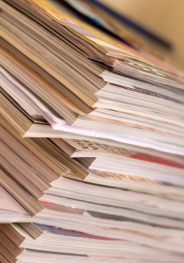 Pile of old magazines stock photo. Image of history, knowledge - 27749832