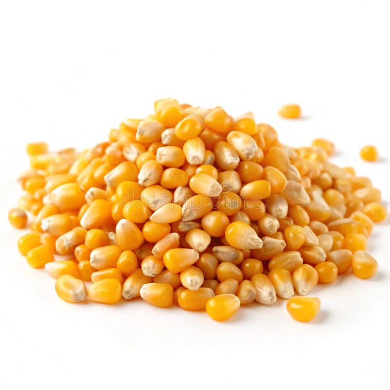 Pile of maize kernels stock illustration. Illustration of eating ...