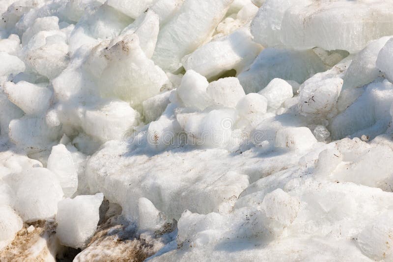 Pile of melting ice stock image. Image of winter, melt - 40088791
