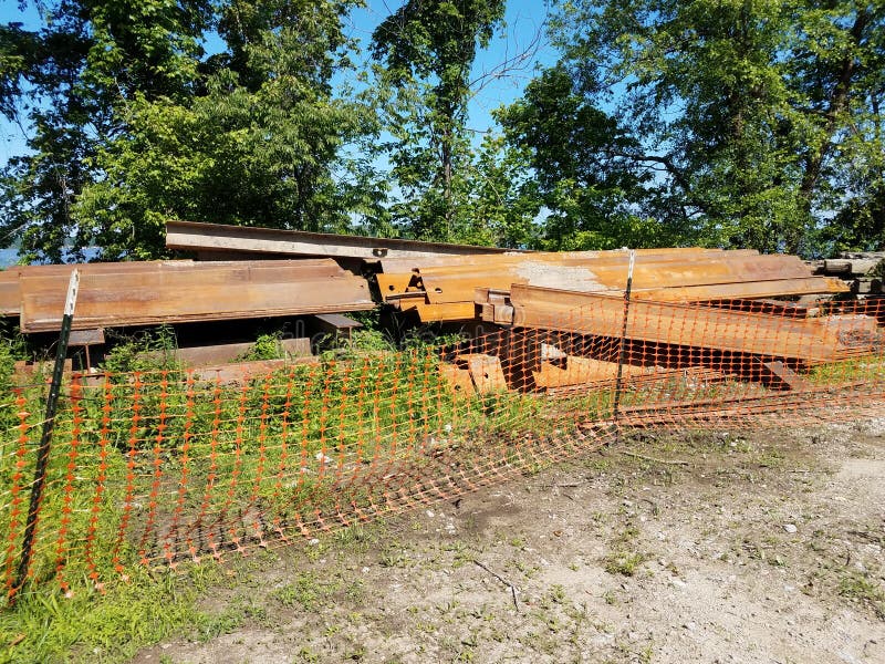 Rods at a Construction Site Stock Image - Image of renewable, bridge ...