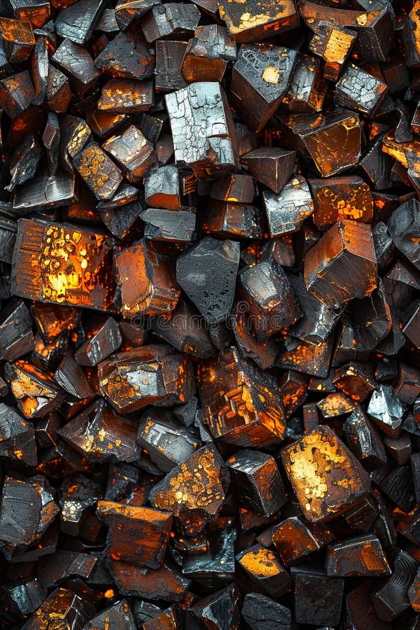 A Pile of Metal Pieces with a Lot of Rust Stock Image - Image of metal ...