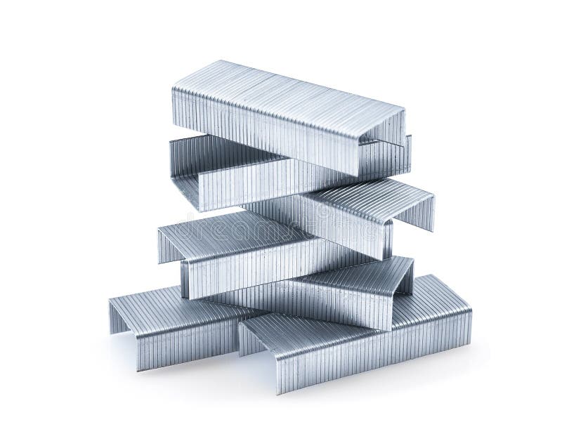 Metal Staples on the Corner of a Cardboard Box.Box Staplers Ensure Fast ...