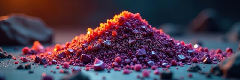 Pile of Meticulously Extracted Rare Earth Elements , Sample, Treasure ...