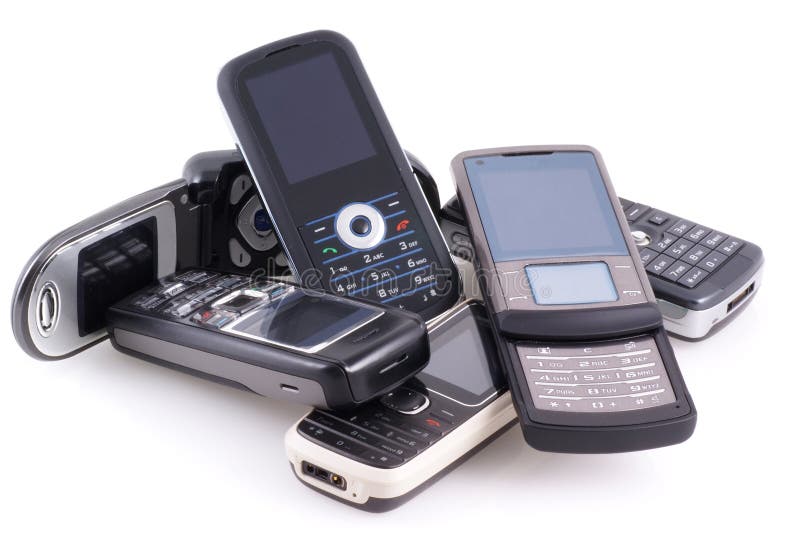 Cell Smart Mobile Phone stock vector. Illustration of telephone - 18349461