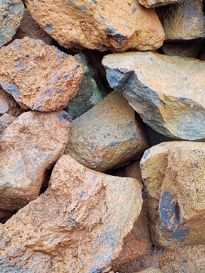 Pile of Mountain Rock Fragments Stock Photo - Image of boulder, soil ...
