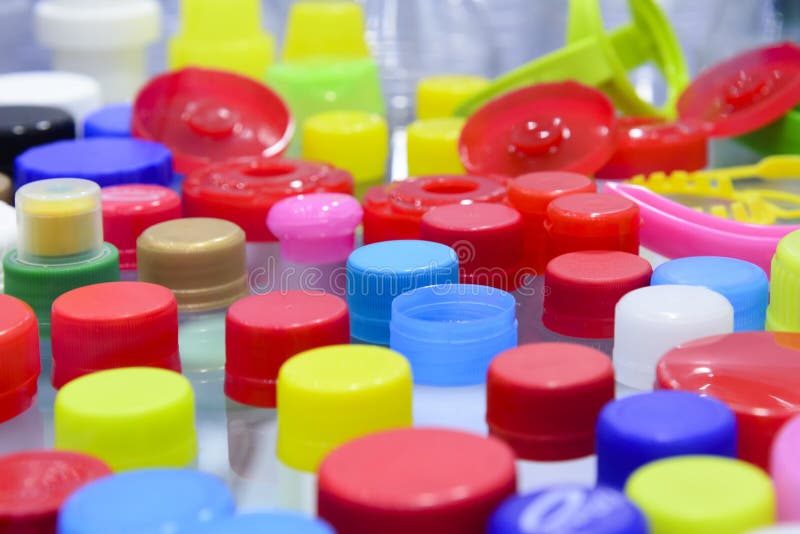 The Pile Multi Color of Bottle Caps Stock Image - Image of background ...