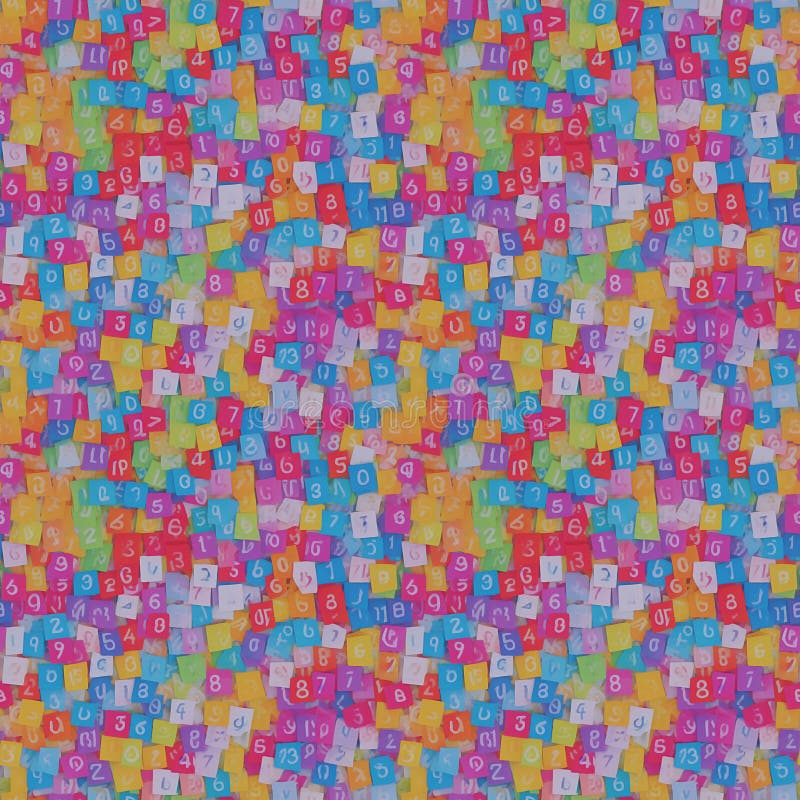 Concept Multi Colored Numbers Stock Illustrations – 178 Concept Multi ...