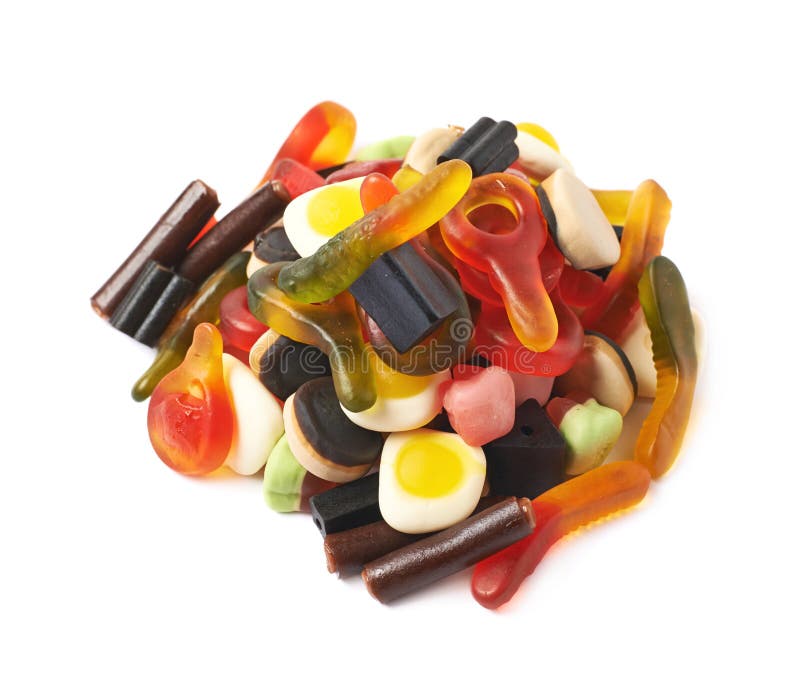 Pile of Multiple Colorful Candies Stock Photo - Image of holiday, junk ...