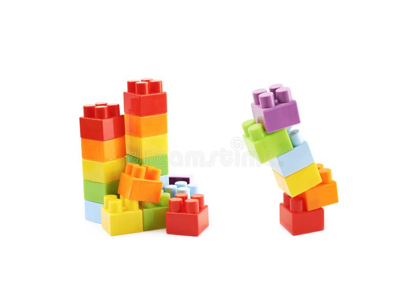 Pile of Multiple Toy Bricks Stock Image - Image of childhood, build ...