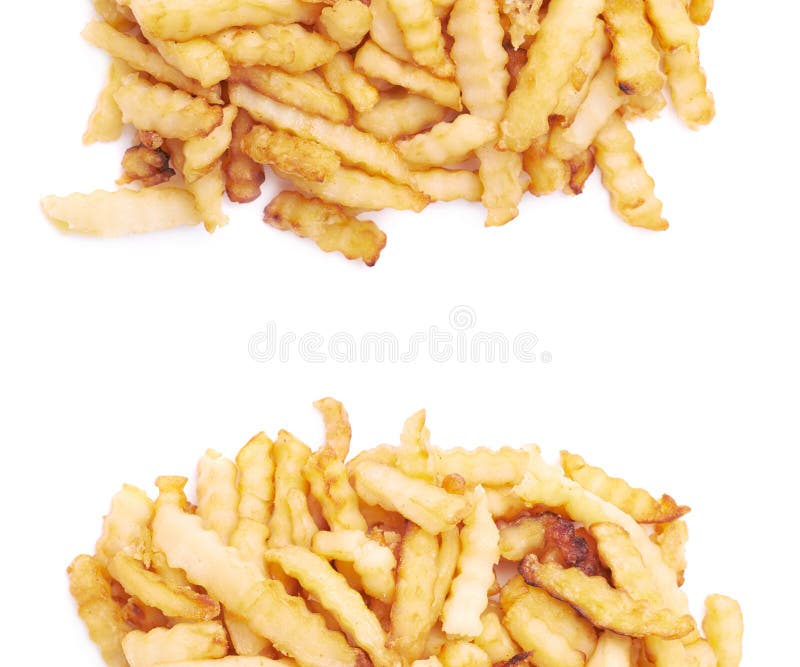 Border French Fries Over White Stock Photos - Free & Royalty-Free Stock ...