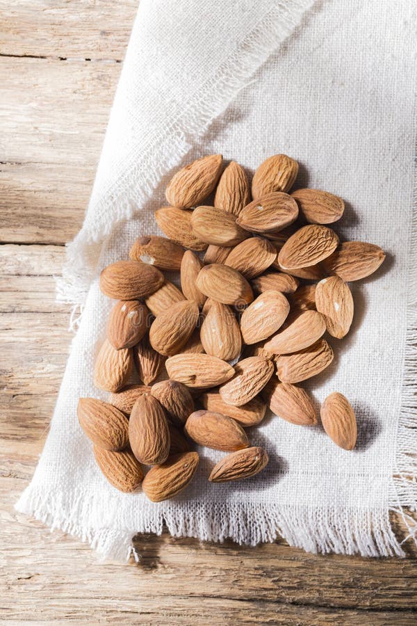 Pile of Natural Almonds (Prunus Dulcis) Close-up Image Stock Image ...