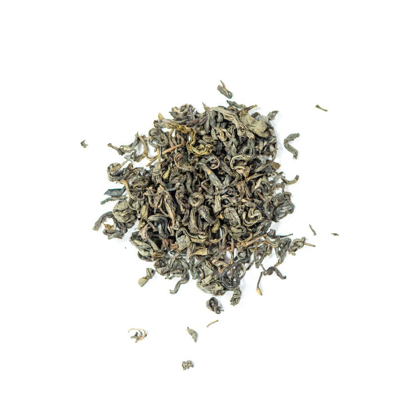 Pile of Natural Ceylon Whole Leaf Alpine Green Tea Stock Photo - Image ...