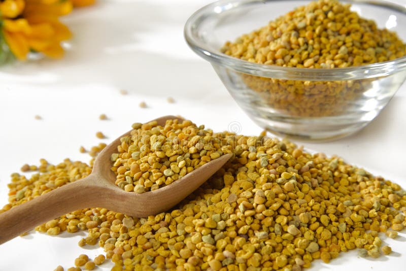 Pile of natural pollen stock image. Image of pollen - 133657721