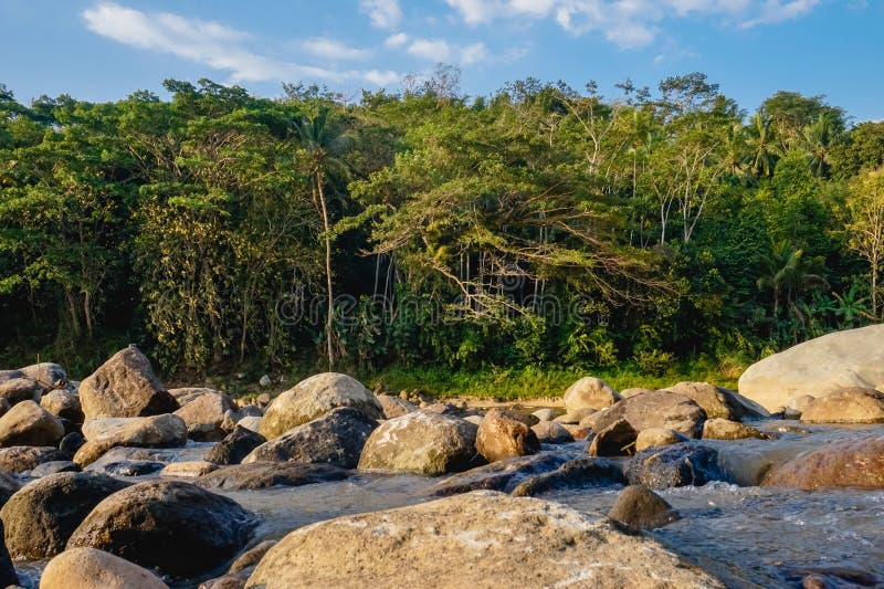 Pile of Natural Rocks by the River Stock Photo - Image of pile, rock ...