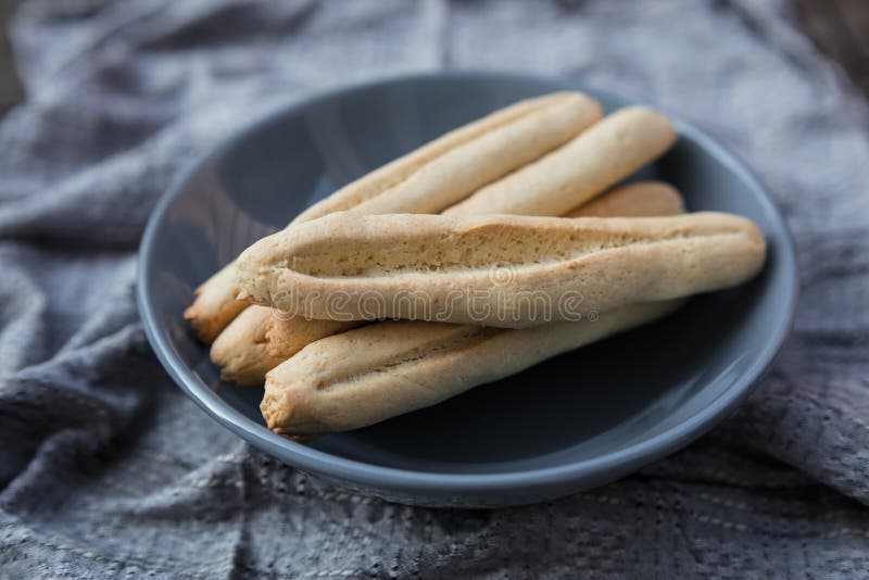 Navettes French Biscuits on a Plate Stock Photo - Image of ...
