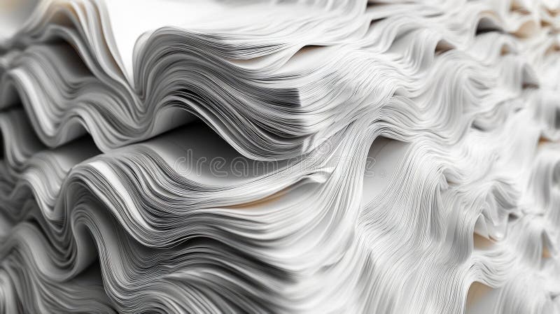 A Pile of Newspapers Stacked High Stock Photo - Image of newspaper ...